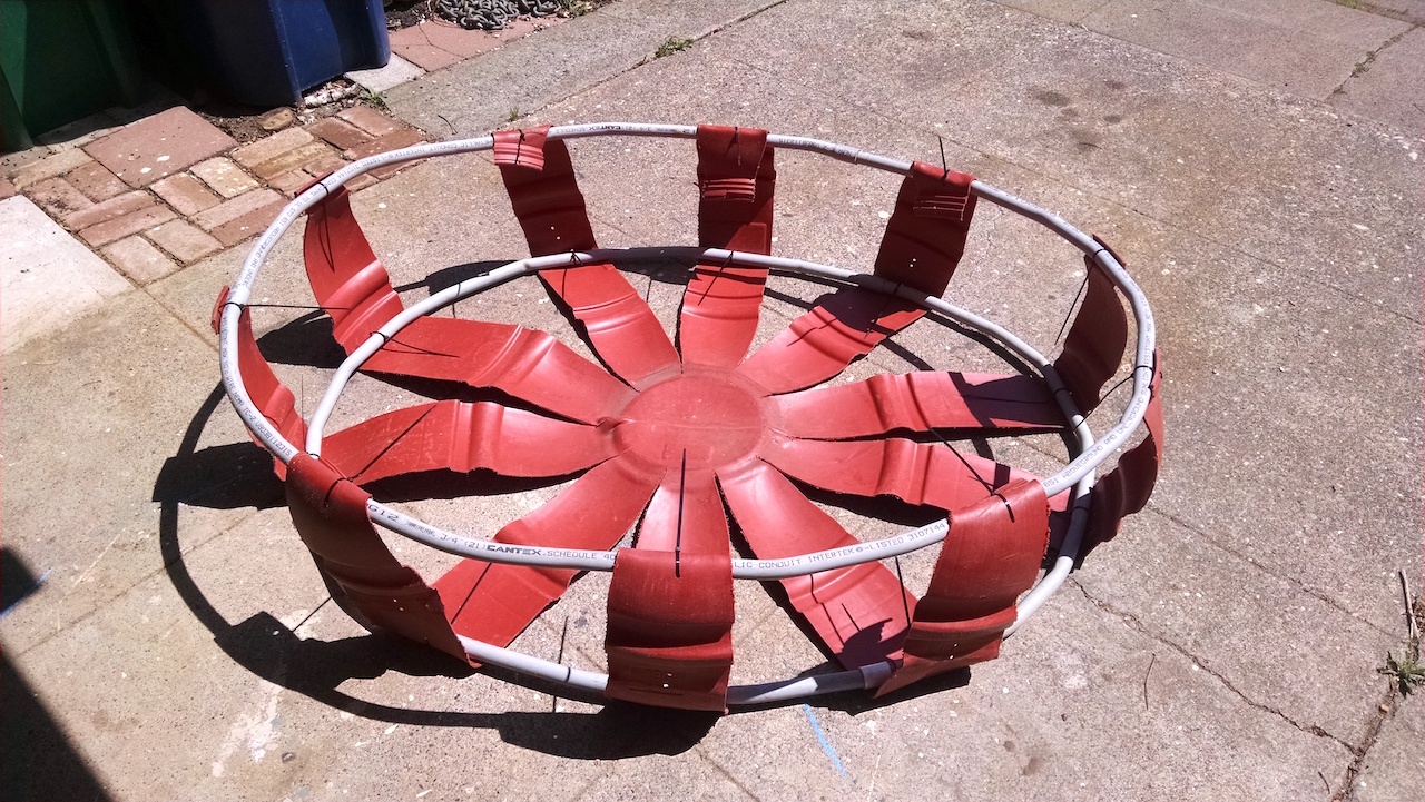 Coracle made from recycled plastic barrel | The Coracle Society